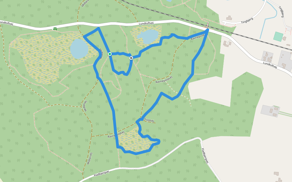 Søgård Forest, south in Region of Southern Denmark | Walking Map