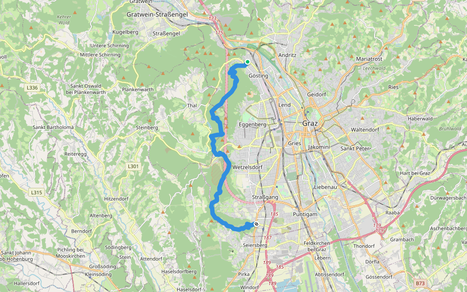 Hiking trail 2 in Steiermark | Walking Map