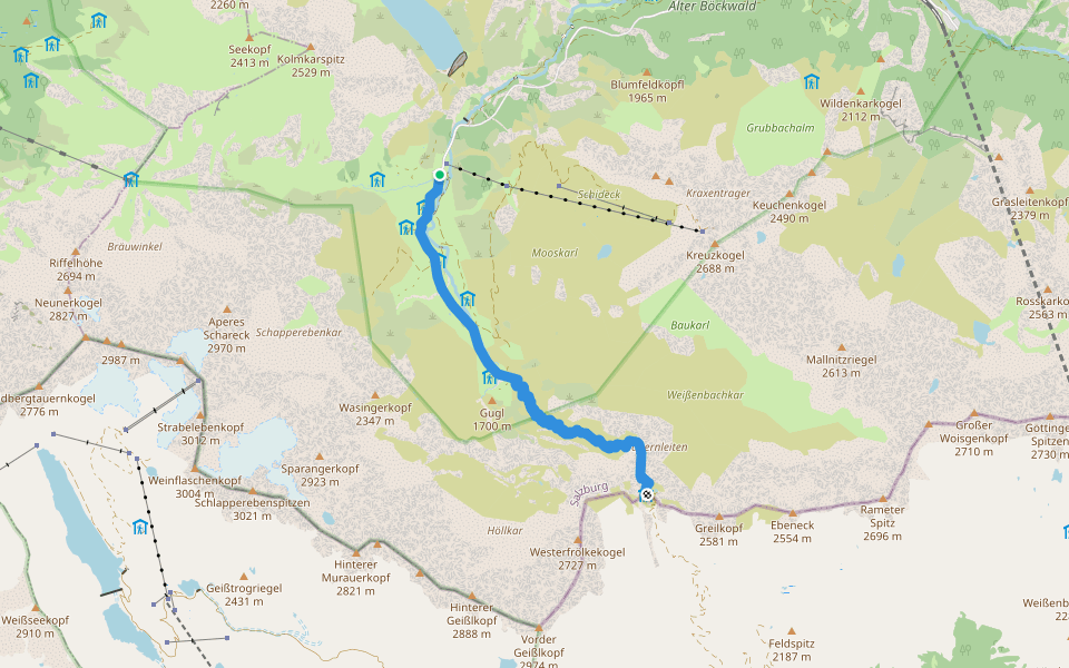 Cultural hiking trail Roman roads (Mallnitzer Tauern) in Salzburg ...