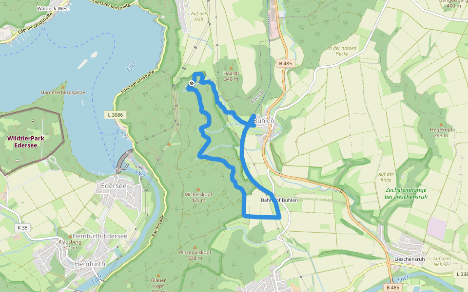 Buhlen circular hiking trail - Edertal, Hessen | Pacer
