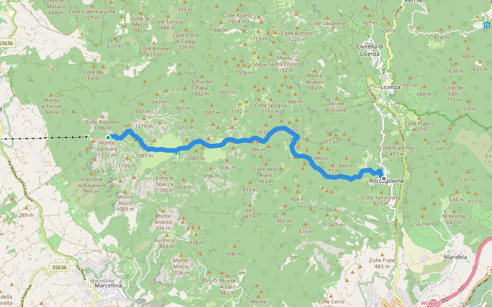 Roccagiovine-M. Gennaro Hiking Trail - Lazio | Pacer