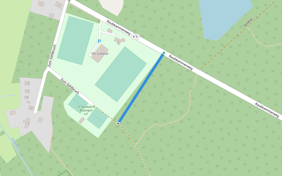 Nordic Walking N2 Bispingen in Niedersachsen | Walking Map