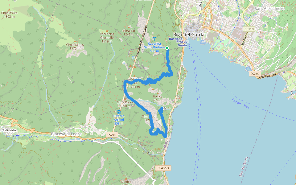 Via ferrata "Fausto Susatti" | Walking Map