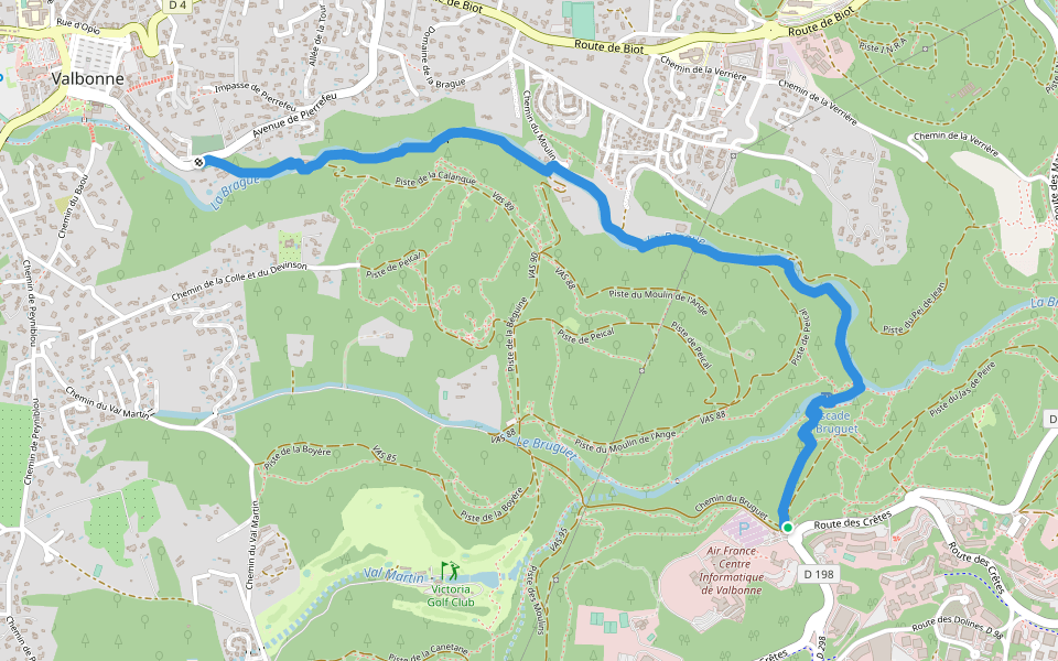 Discovery of Brague in Provence-Alpes-Côte d'Azur | Walking Map