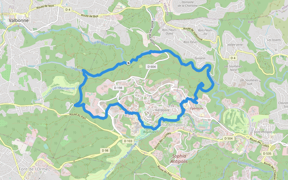 Circuit of the Bouillides Hiking Trail - Valbonne, Provence-Alpes-Côte ...
