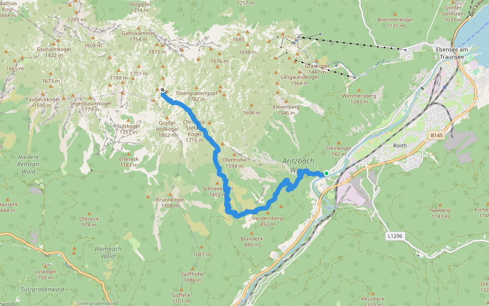 Trail 830 in Oberösterreich | Walking Map