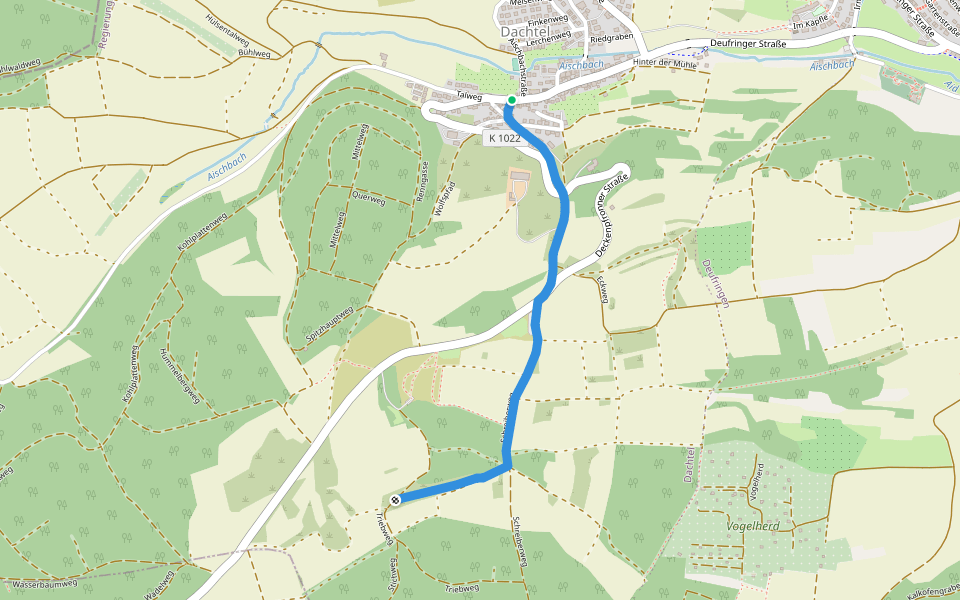 Dachtel Wolfspfad-Schreiberweg-Heckental-Stupeiter-Triebweg Ruta de ...