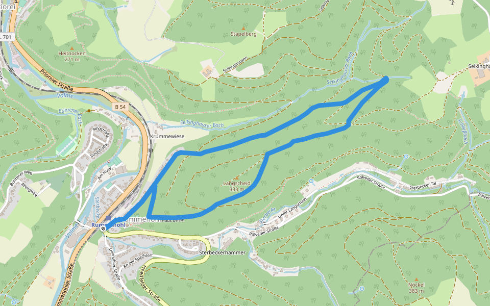 [A2] Uffelnweg (Rummenohl) in Nordrhein-Westfalen | Walking Map
