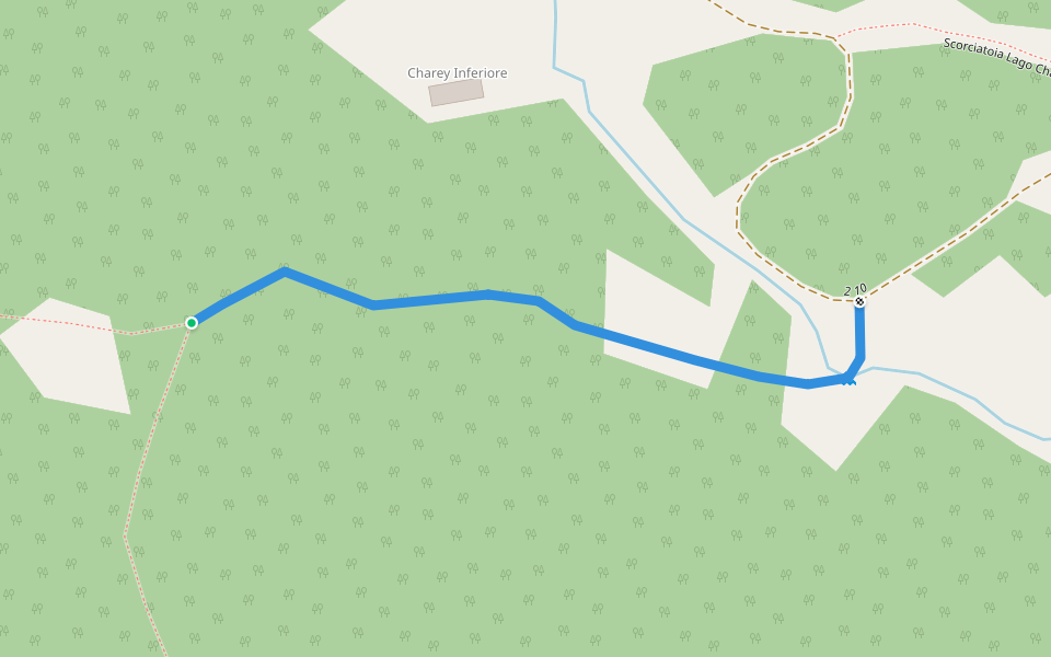 Junction Trail 10 Lake Charey | Walking Map