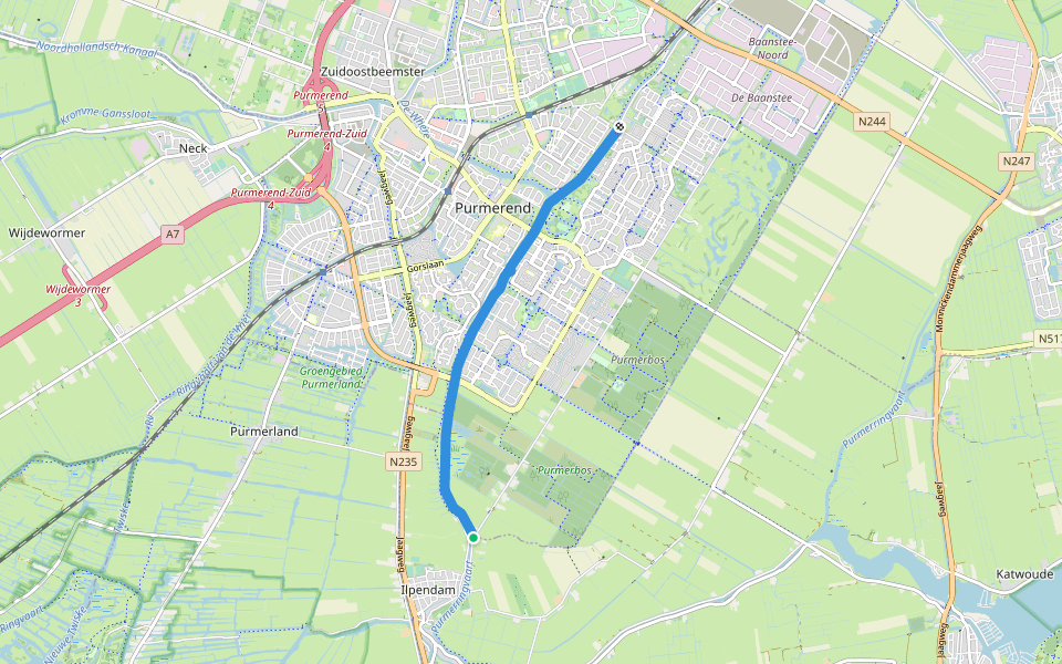 Forest and Dike Route Hiking Trail - Purmerend, Noord-Holland | Pacer