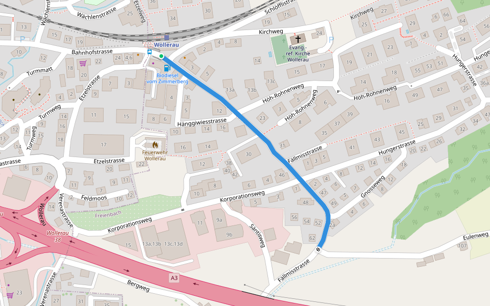 Wollerau - Fälmi in Schwyz | Walking Map