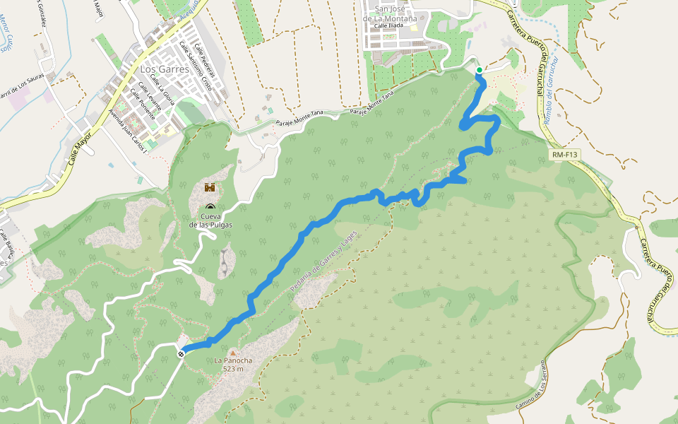 PR-MU 49 Cresta del Gallo de La Tana in Región de Murcia | Walking Map