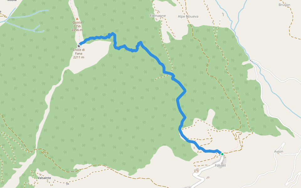 Cross of Fana | Walking Map