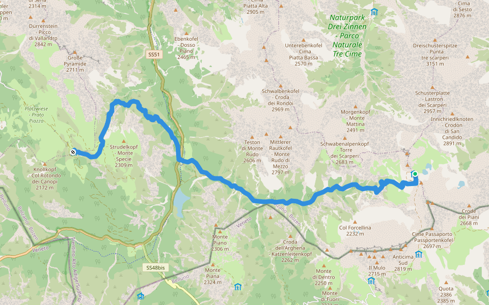 Via Alpina Red R27 | Walking Map