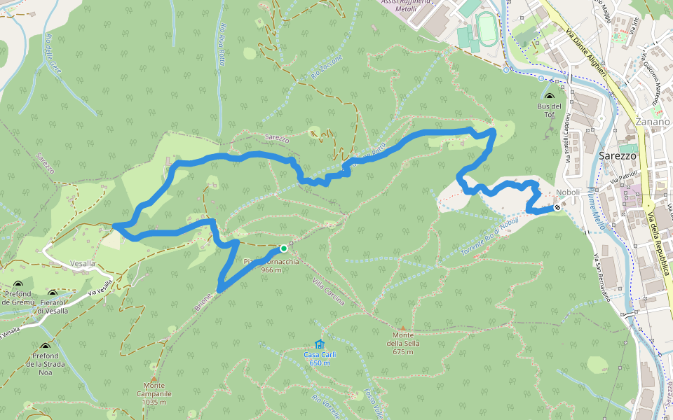 Sarezzo (Noboli) - Pizzo Cornacchia | Walking Map