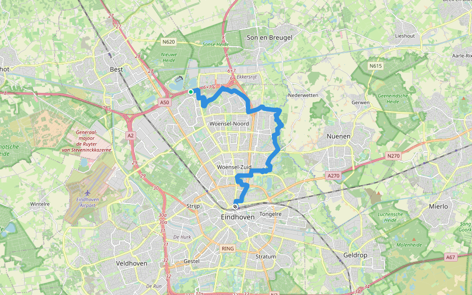 Het Groene Woud Pad - 06- Eindhoven-Noord - Eindhoven Central in Noord ...
