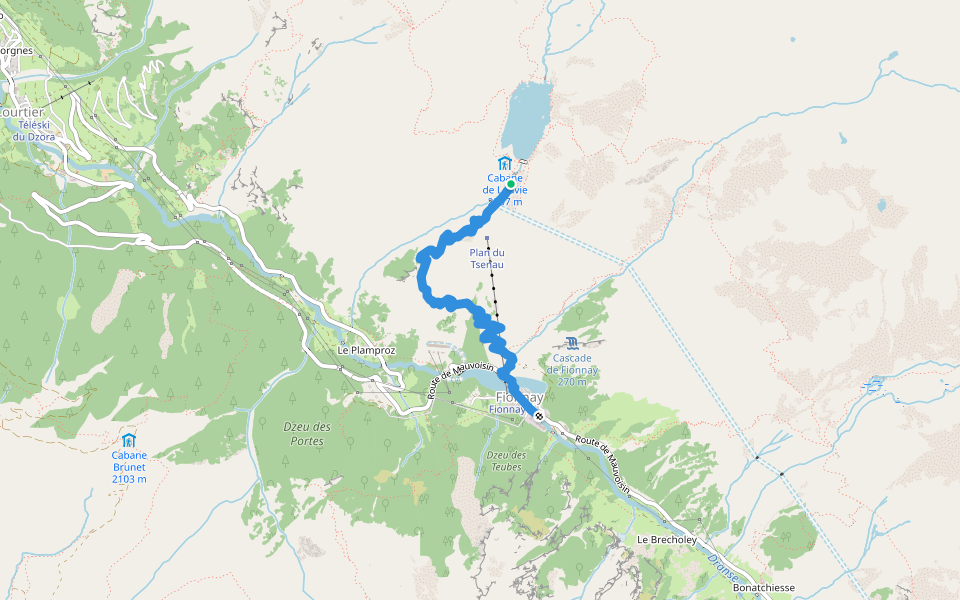 Louvie-Fionnay Hiking Trail - Val de Bagnes, Valais | Pacer