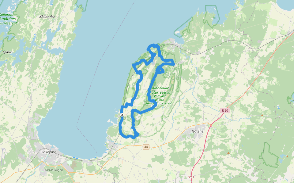 Kinnekulle hiking trail - Västra Götalands län | Pacer