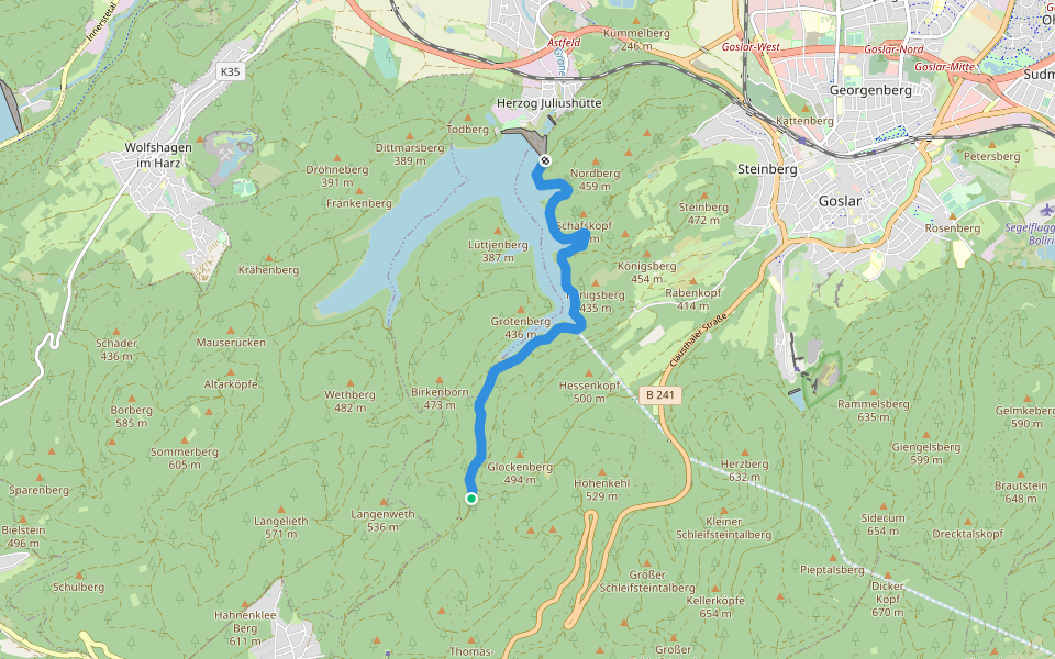 Harzklub-Weg 2Q in Niedersachsen | Walking Map