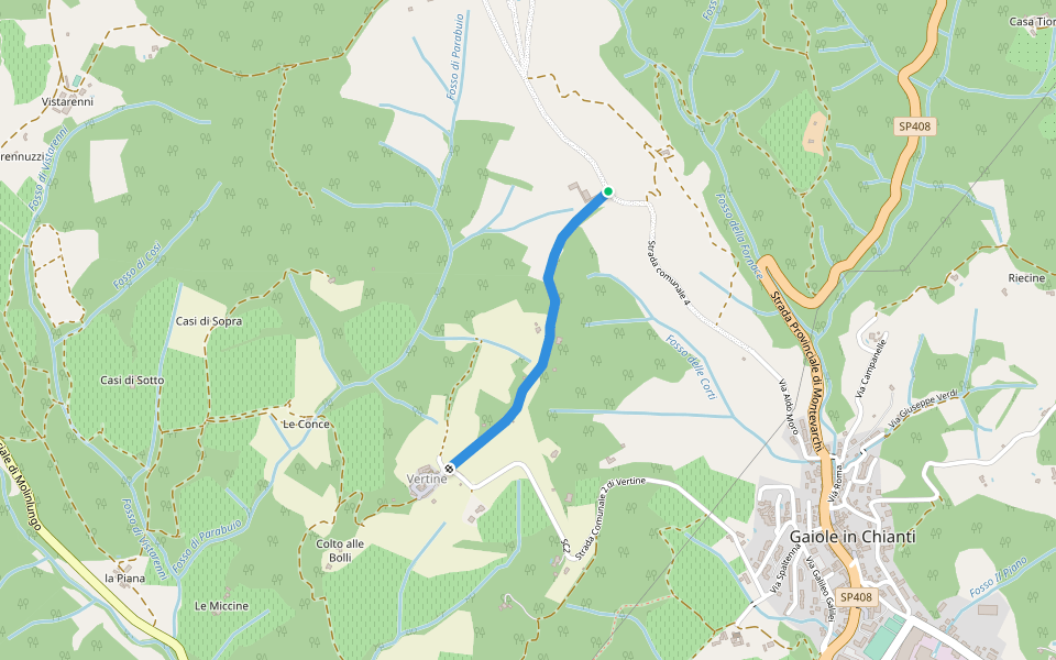 Trekking among the castles 5B | Walking Map