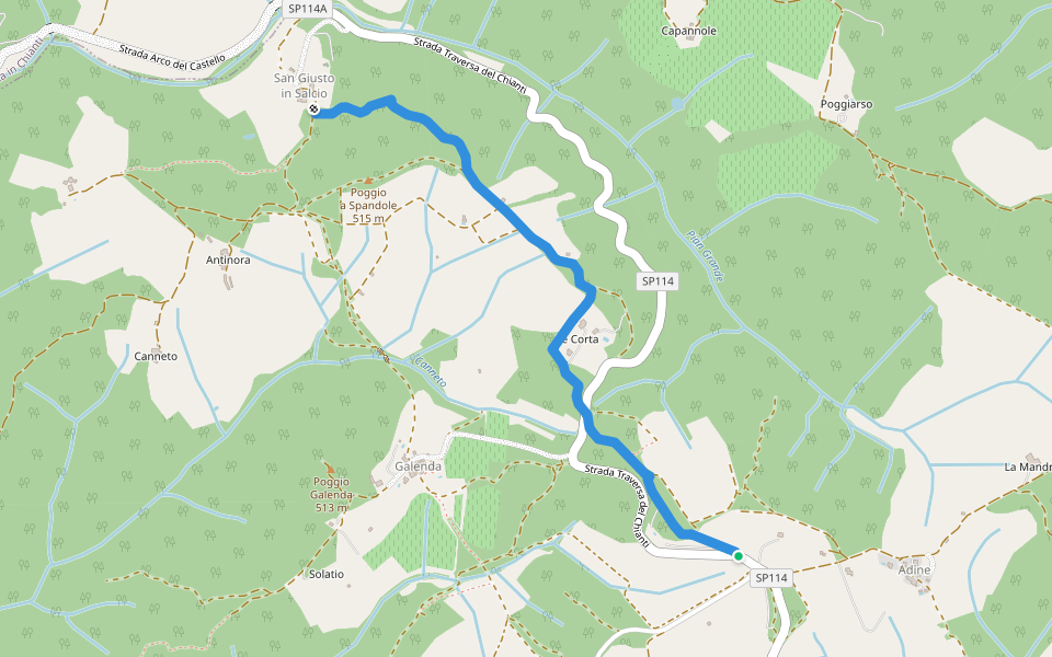 Trekking among the castles 10C | Walking Map