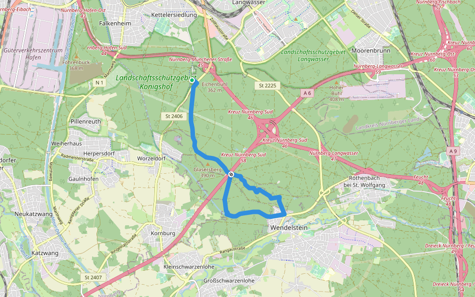 Dr.-Richard-Sauber-Weg in Bayern | Walking Map