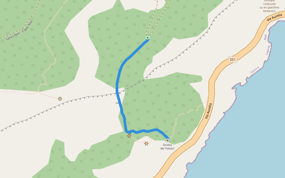 Cave of the Bandits Walking And Running Trail - Noli, Liguria | Pacer