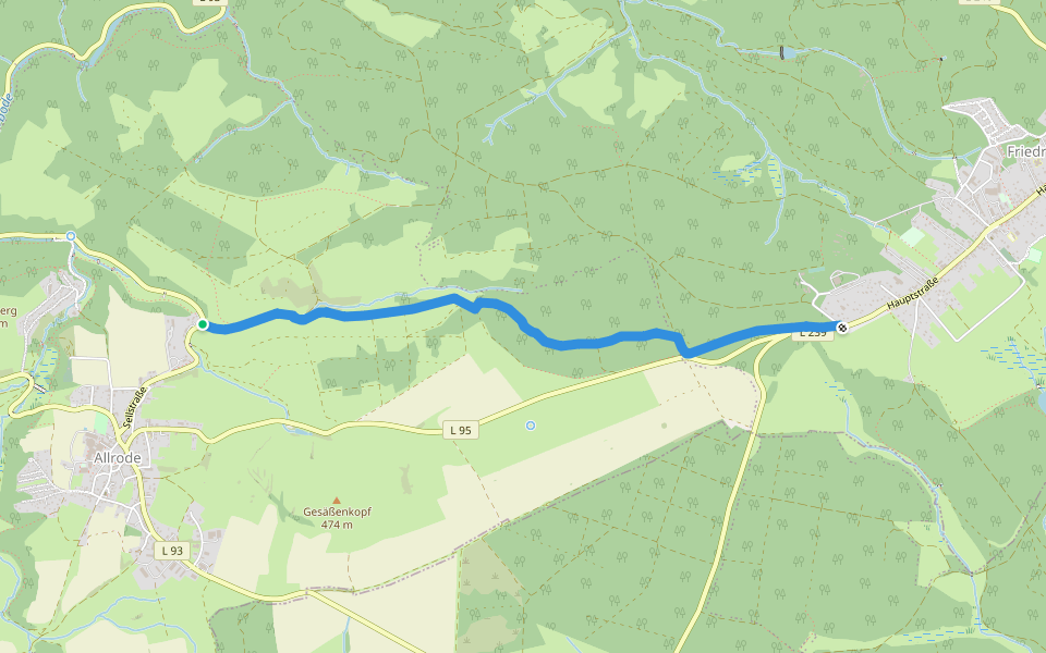 Harzklub-Weg 27D in Sachsen-Anhalt | Walking Map