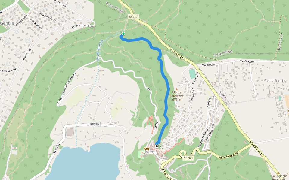 Tempesta Fountain-Nemi Hiking Trail - Lazio | Pacer