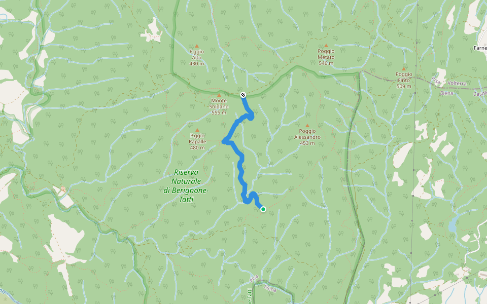 Route 8 - Botro al Rio | Walking Map