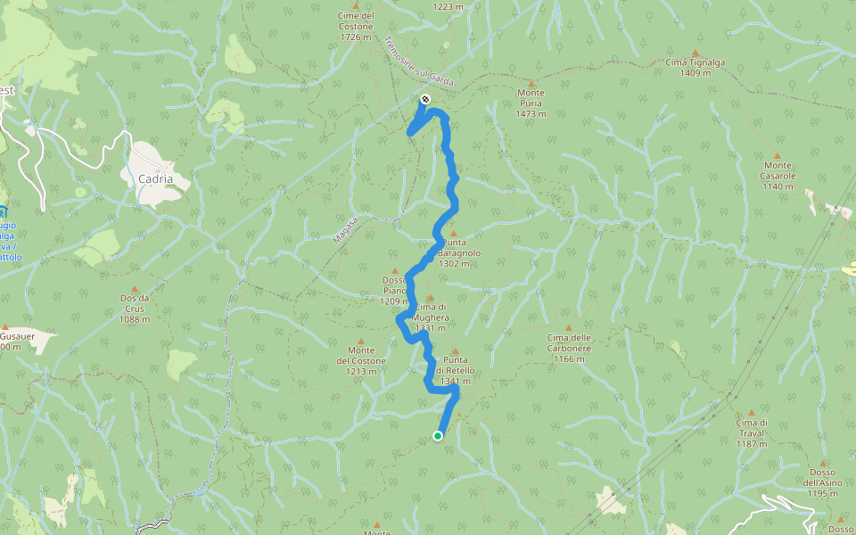Passo d'Ere (Tignale) - Passo della Puria | Walking Map