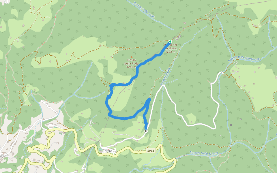 Path 347 - Variation 347B | Walking Map