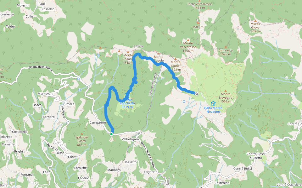 Vallortigara - Busa del Novegno Hiking Trail - Veneto | Pacer