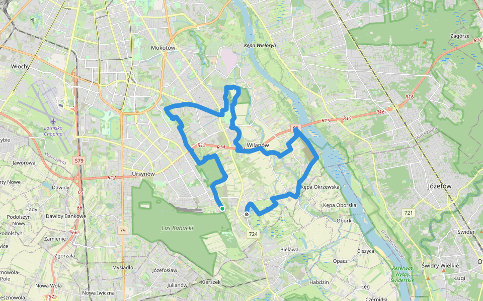 Kabaty - Powsin Hiking Trail - Warszawa, Mazowieckie | Pacer