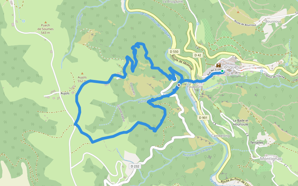 Sainte-Foy chapel in Occitanie | Walking Map