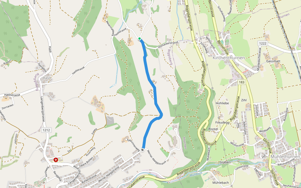 On the Mur - Ey fountain Hiking Trail - Riggisberg, Bern | Pacer