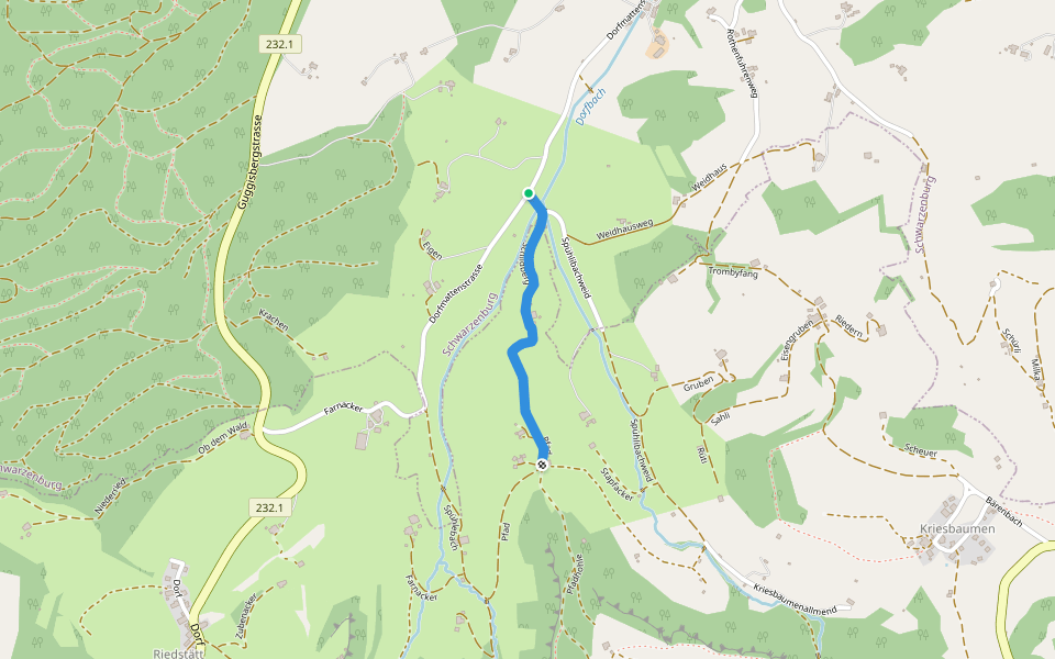 Schiltberg/cheese dairy - path in Bern | Walking Map