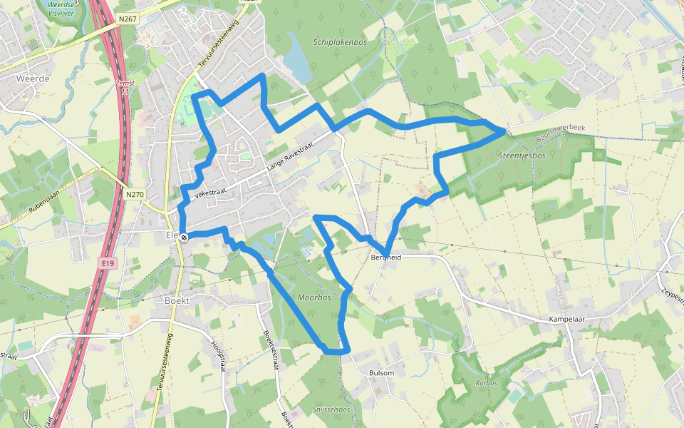 Nature-rich Elewijt Hiking Trail - Zemst, Vlaams Gewest | Pacer