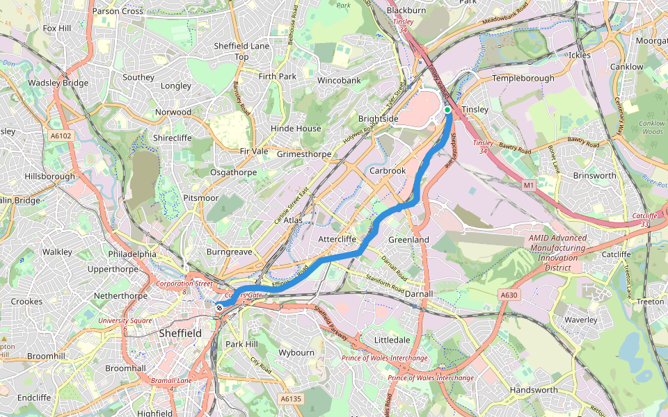 Sheffield Canal Hiking Trail - England | Pacer