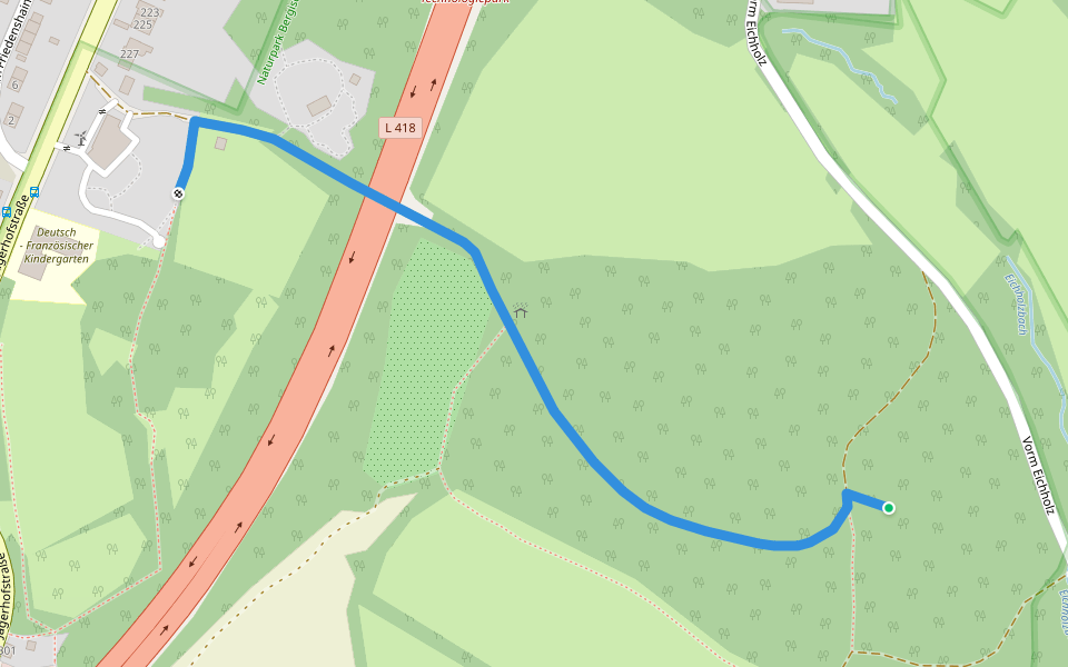 [Triangle] Access path Morsbach adventure trail Hiking - Wuppertal ...