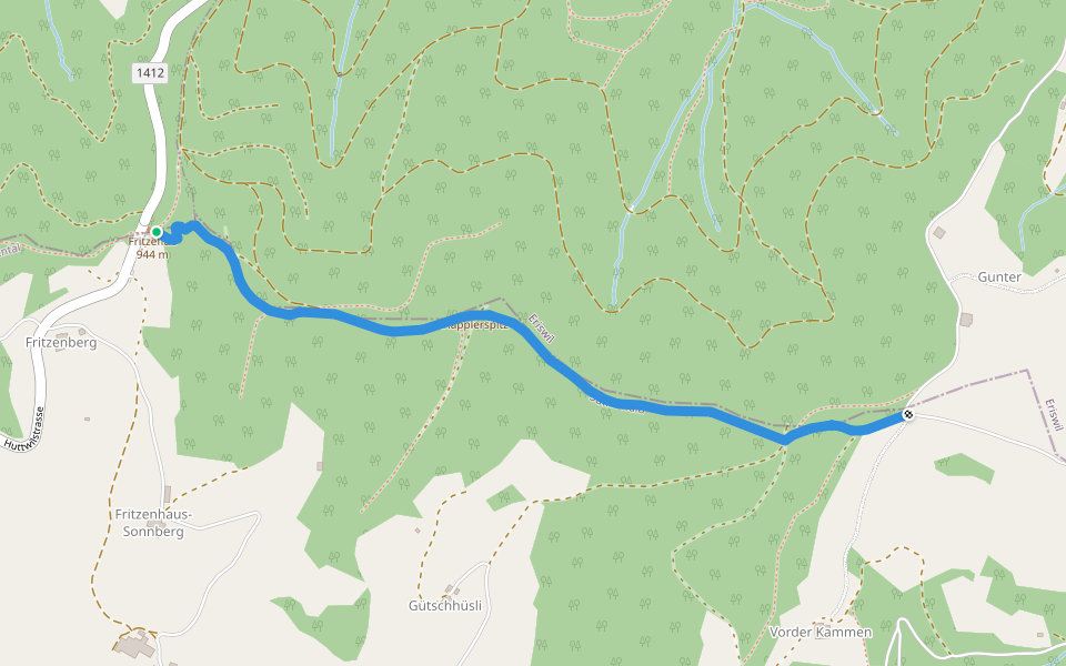 Fritzenflue - Beggar Hiking Trail - Sumiswald, Bern | Pacer