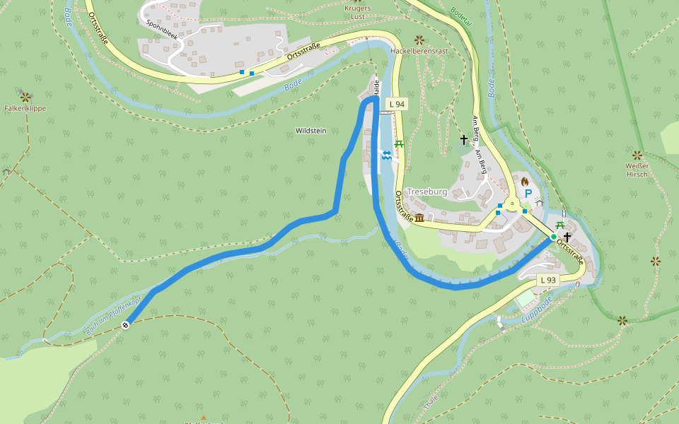 Harzklub-Weg 41C in Sachsen-Anhalt | Walking Map