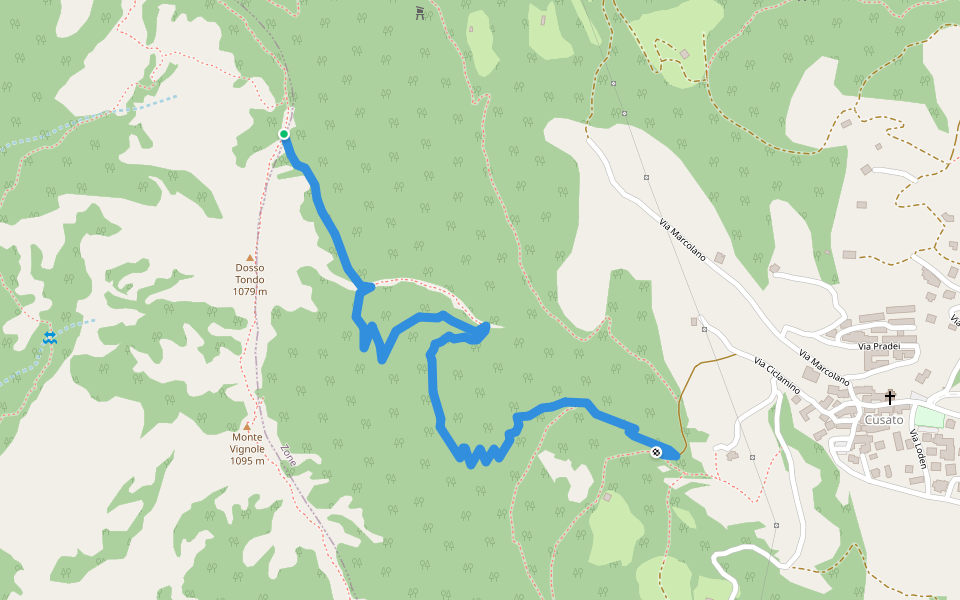 Variation of the Monte Vignole path Hiking Trail - Zone, Lombardia | Pacer