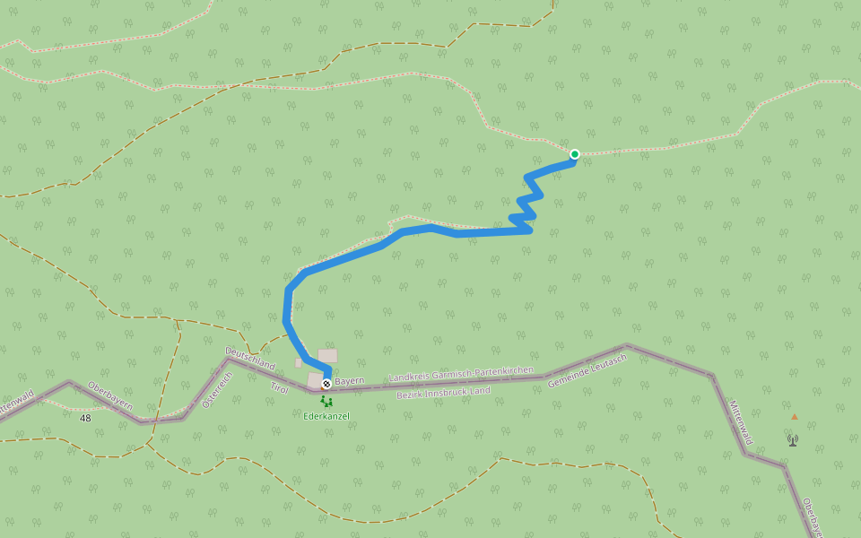 Trail 879a Walking and Running - Mittenwald, Bayern | Pacer