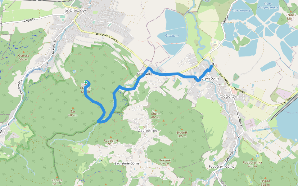 Podgórzyn Dolny - Zamek Chojnik Walking And Running Trail | Pacer