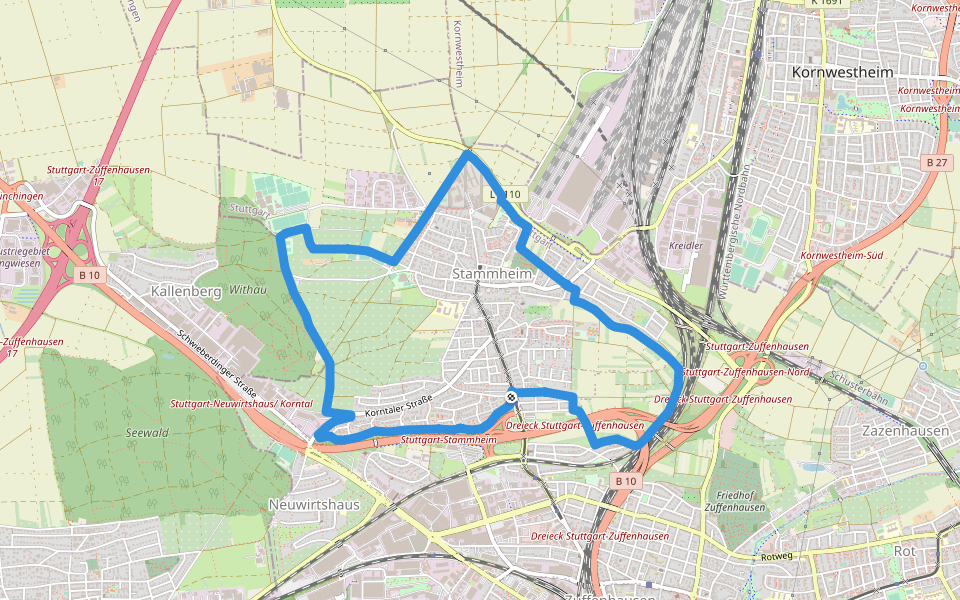 Stammheim circular hiking trail - Stuttgart, Baden-Württemberg | Pacer