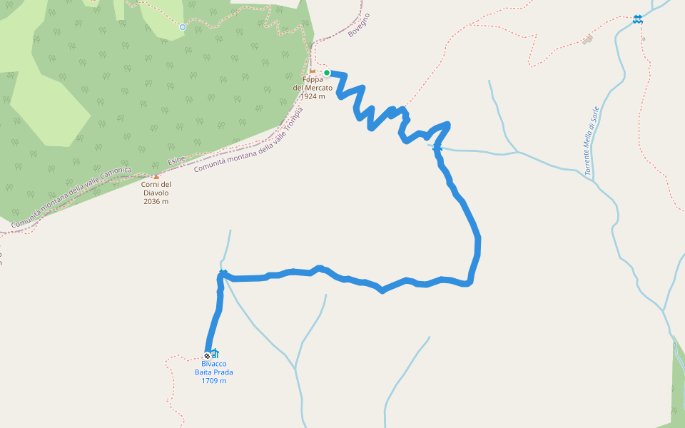 Path of the chamois | Walking Map