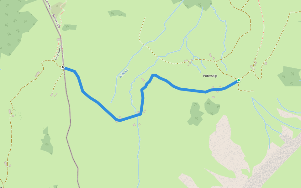 Chammhalde - Poltersalp Hiking Trail - Schwende-Rüte, Appenzell ...