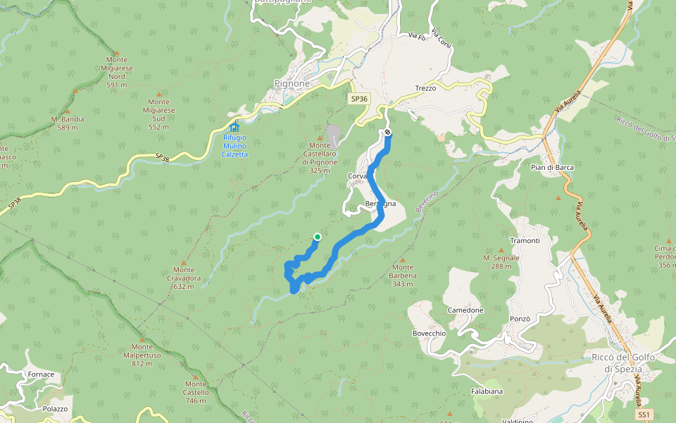Corvara - Bertogna – Press – S.Anna | Walking Map