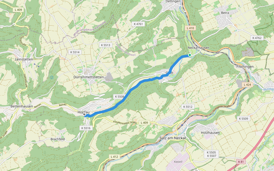 Glatttalweg Hiking Trail - Sulz am Neckar, Baden-Württemberg | Pacer